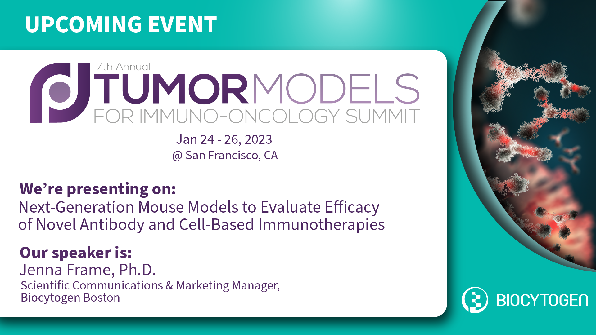 7th Tumor Models for Immuno-Oncology Summit