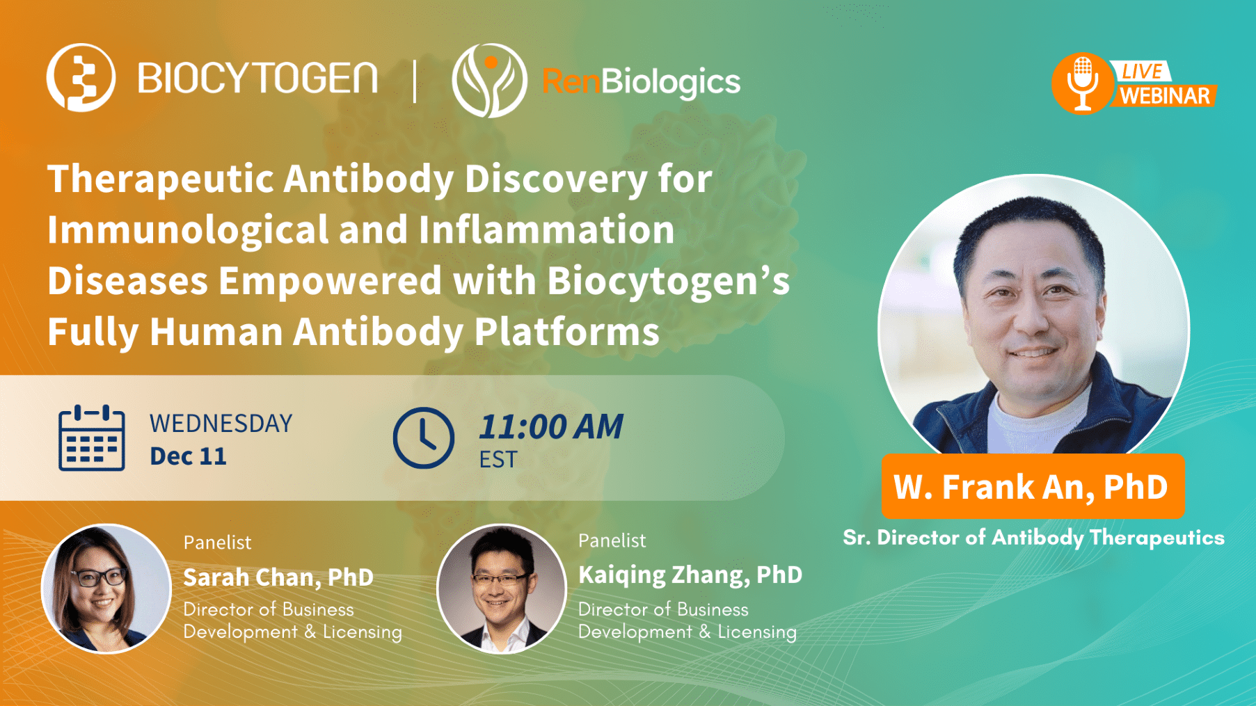 Therapeutic antibody discovery for immunological and inflammation diseases empowered with ...