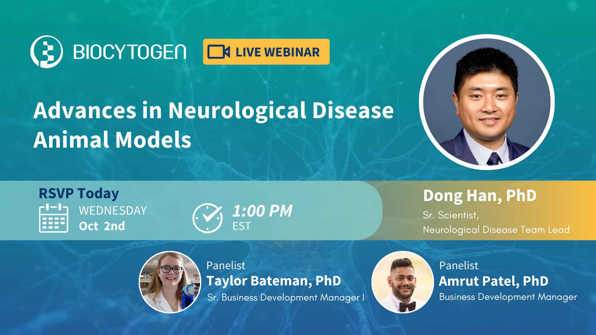 Advances in Neurological Disease Animal Models